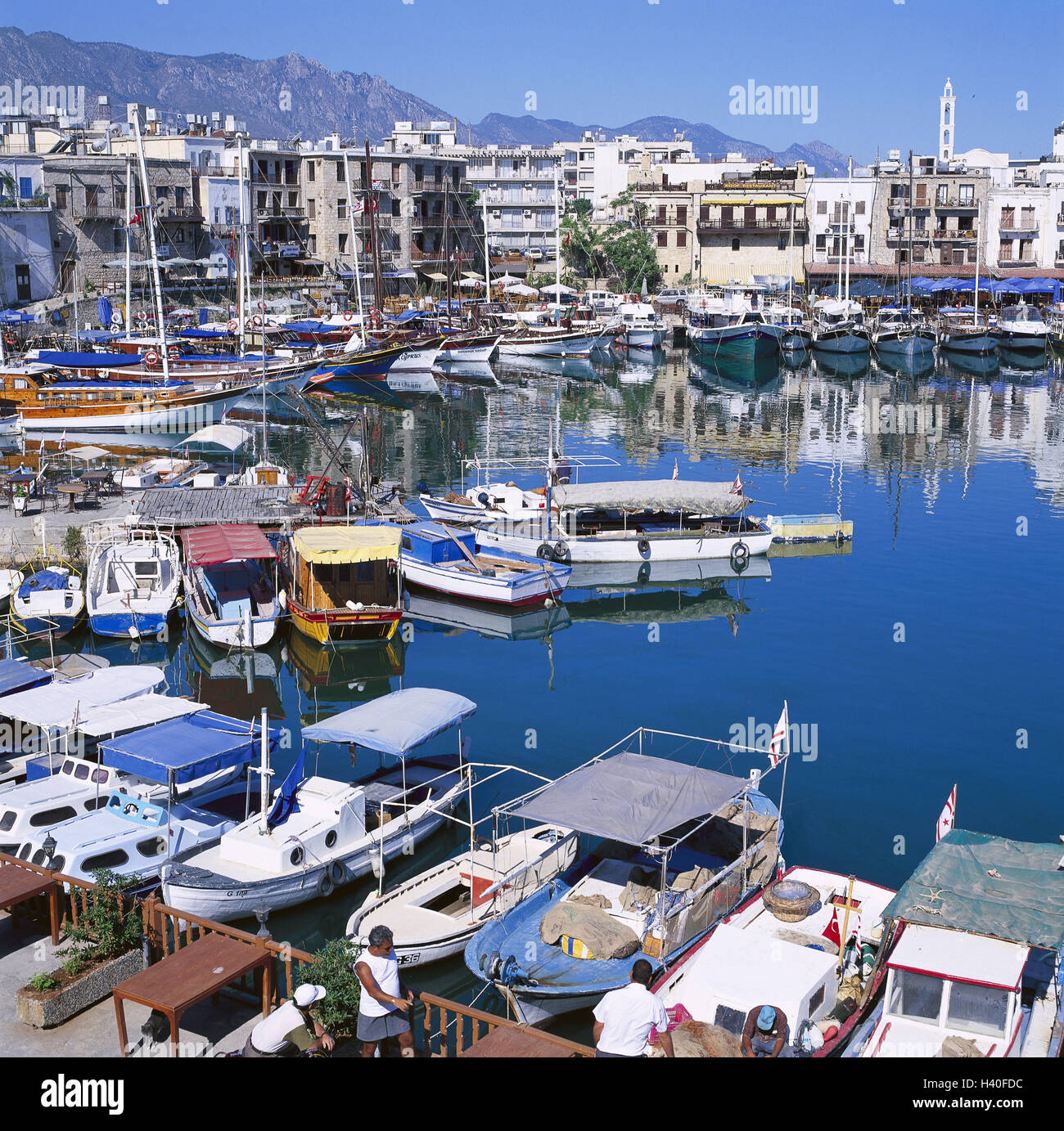 Turkish cypriot fishing port hi-res stock photography and images - Alamy