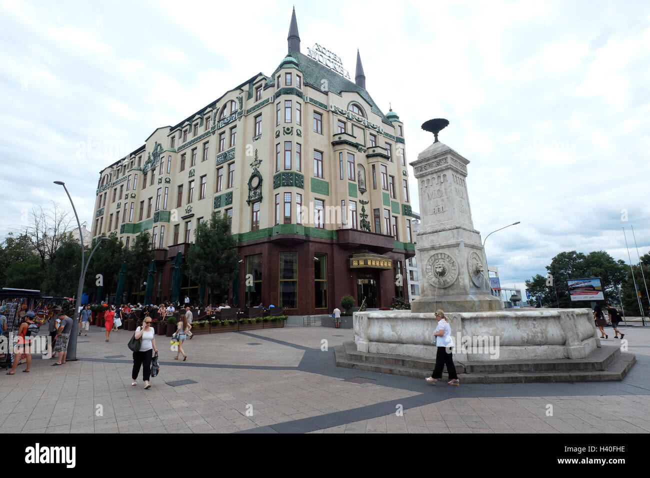 Secessionist style Hotel Moskva (1906) by Jovan Ilkic at Terazije ...