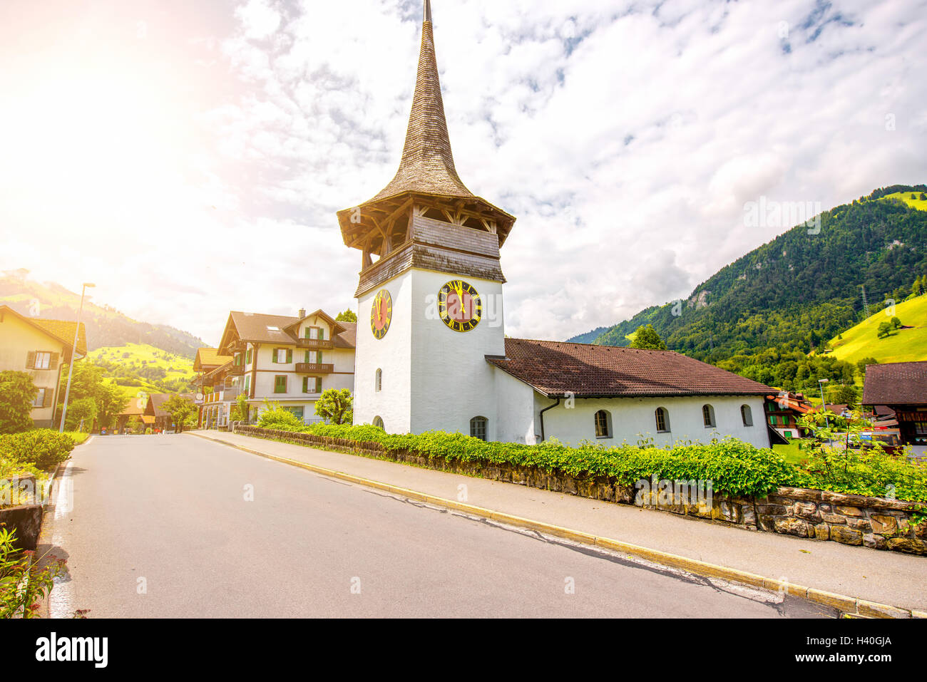 Ancient swiss church hi-res stock photography and images - Alamy