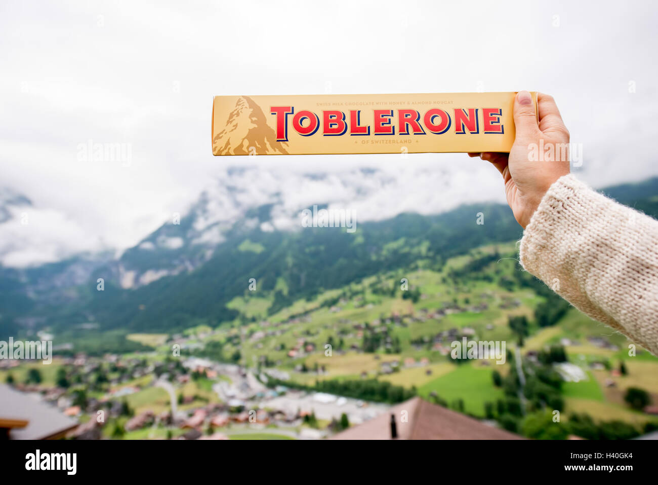 Toblerone logo hi-res stock photography and images - Alamy