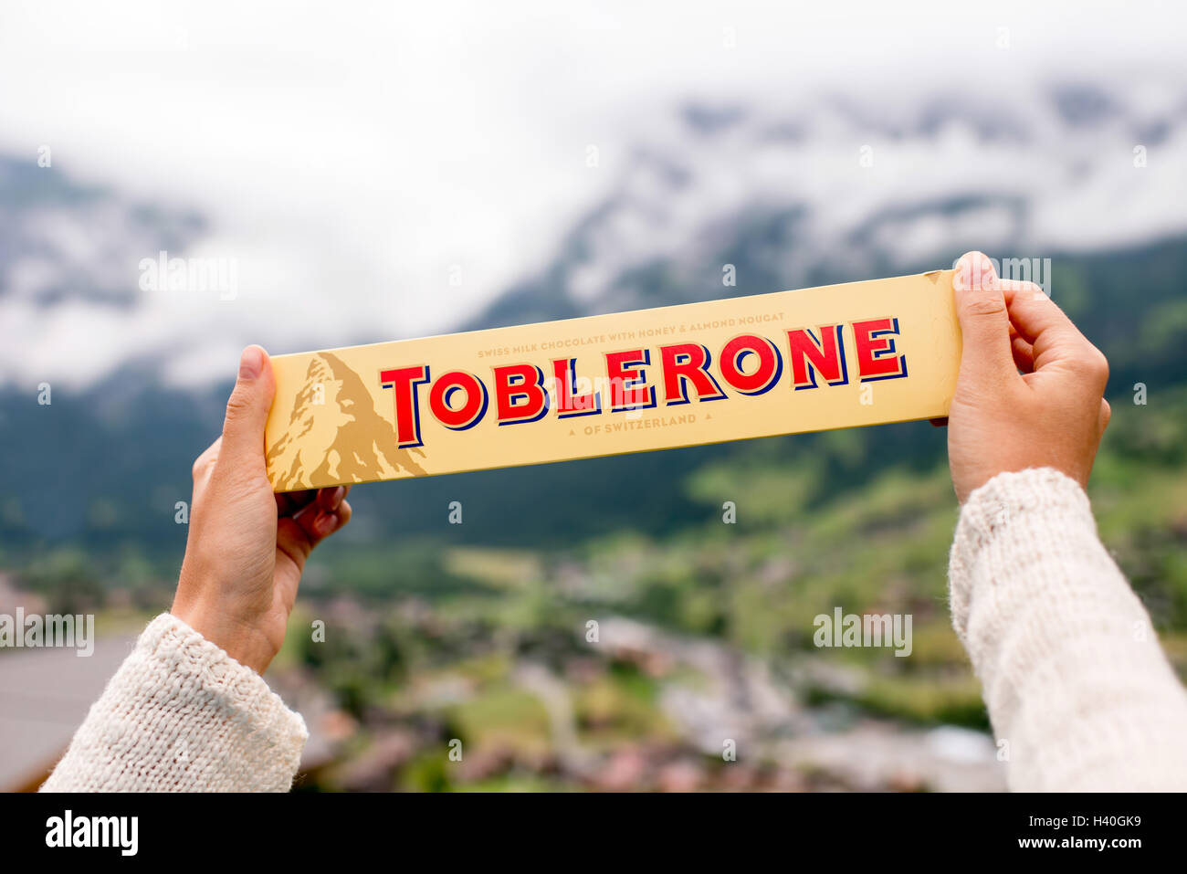 Toblerone logo hi-res stock photography and images - Alamy