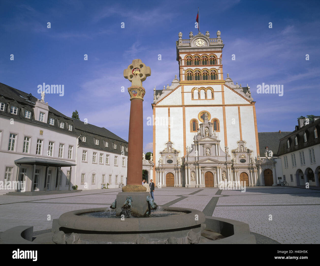 Germany, Rhineland-Palatinate, Trier, Benedictine's abbey piece ...