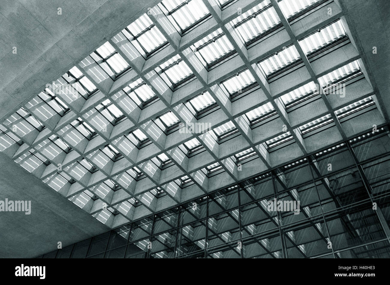 Glass roof, detail, Germany, Berlin, town, capital, administration ...