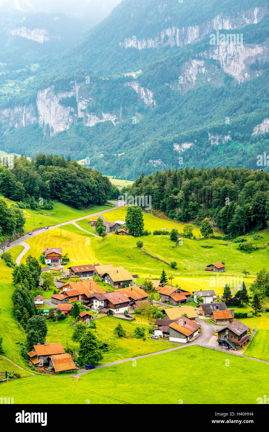 Landscape view in Switzerland Stock Photo - Alamy