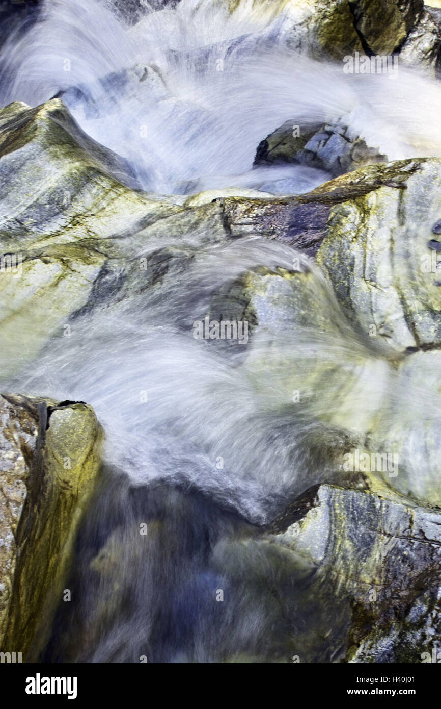 River, rock, water, flowing, waterfall, stones, stone structure, brook ...