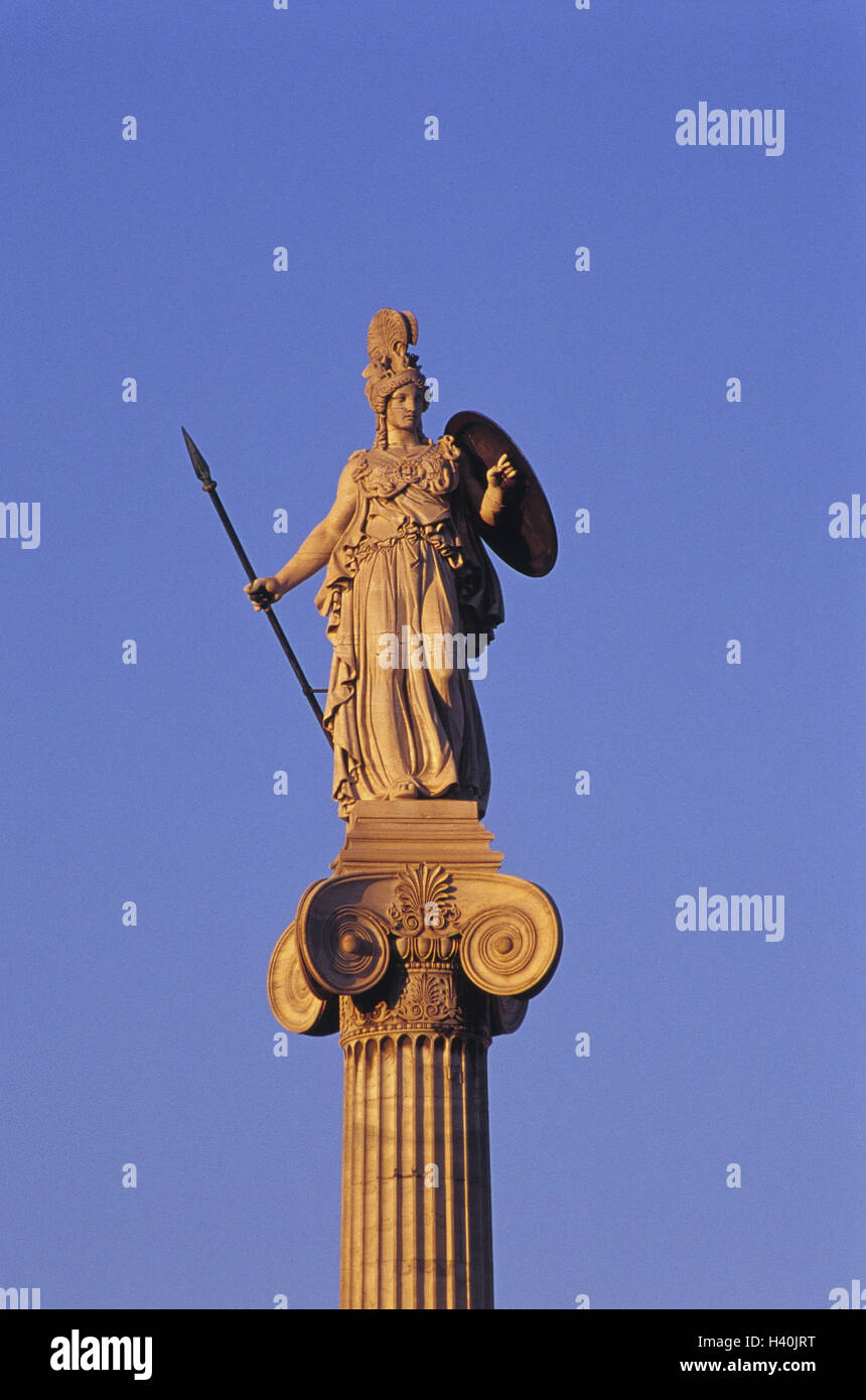 Athens statu hi-res stock photography and images - Alamy
