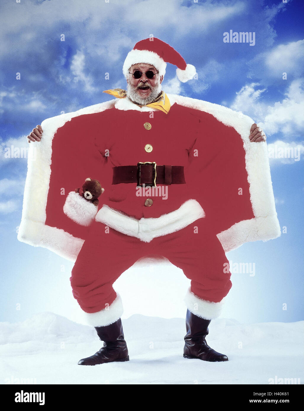 Christmas, yule tide, Santa, sunglasses, casing, appearance, joy, fun ...