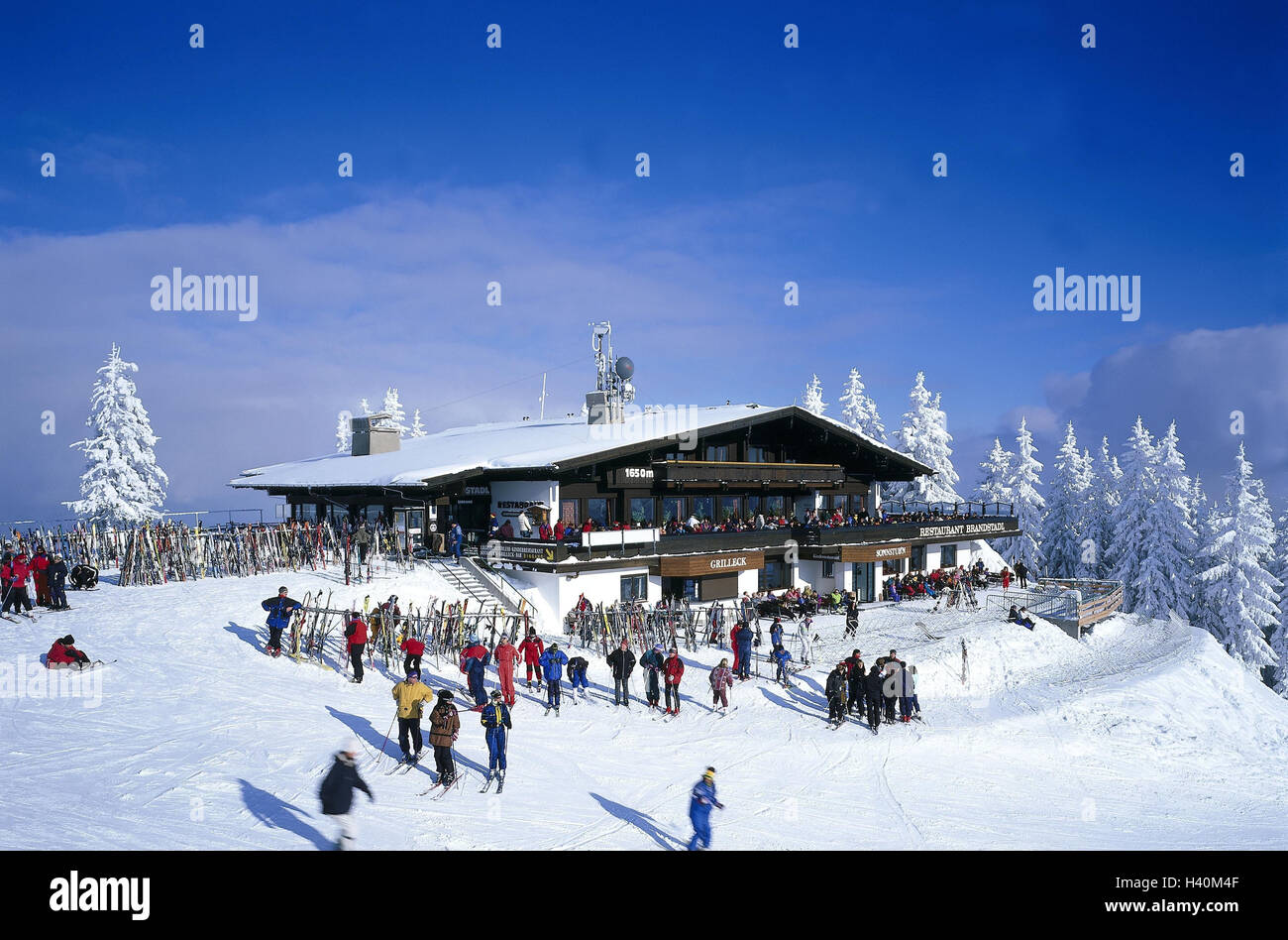 Austria, Tyrol, Scheffau, wild emperor, skiing area, restaurant ...