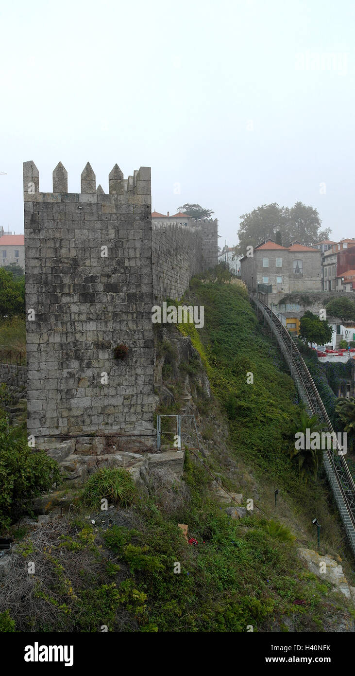 Old tower, Porto, Portugal Stock Photo - Alamy