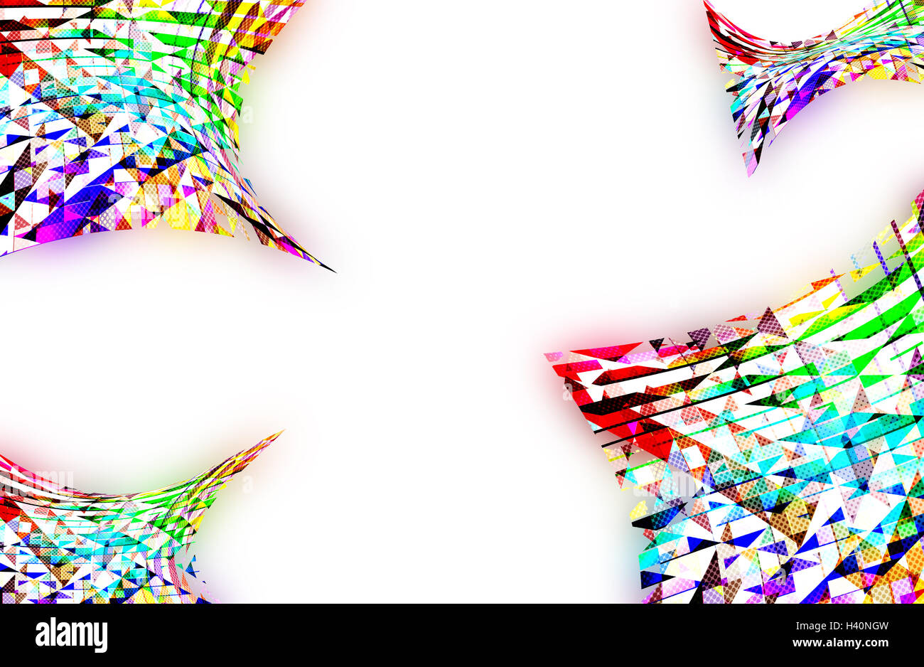 abstract multicolor background with mosaic style for template Stock ...