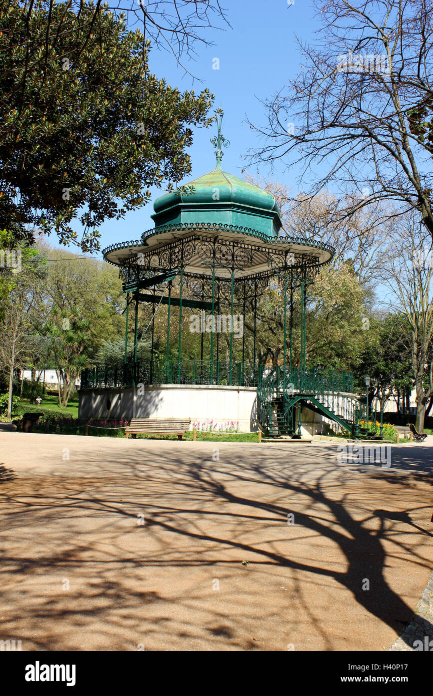 Estrela garden, Lisbon, Portugal Stock Photo - Alamy