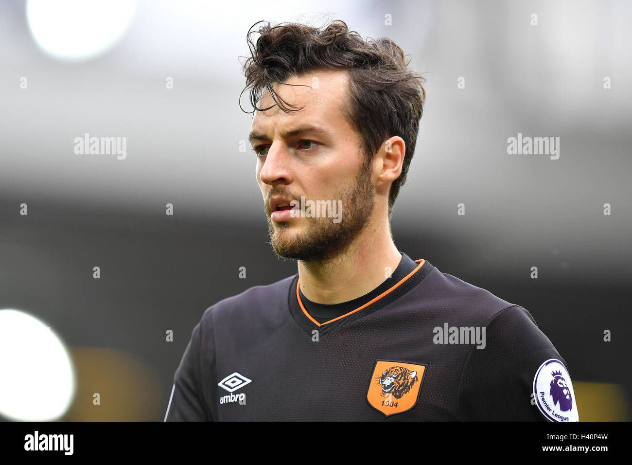 Hull City's Ryan Mason during the Premier League match at Anfield ...
