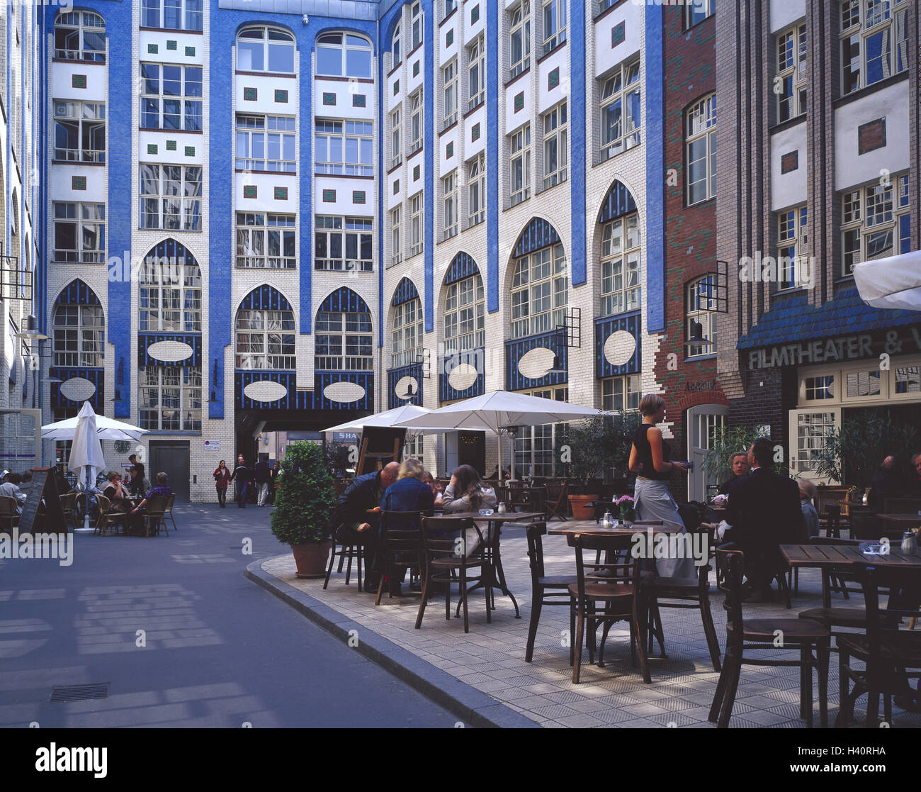 Germany, Berlin, hack ash courts, street cafes, Europe, capital, town ...