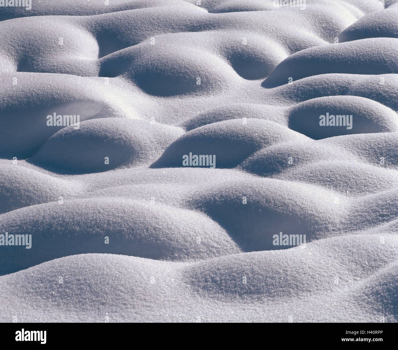 Snow surface, hilly, season, winter, snow, fresh snowfall, powder snow ...