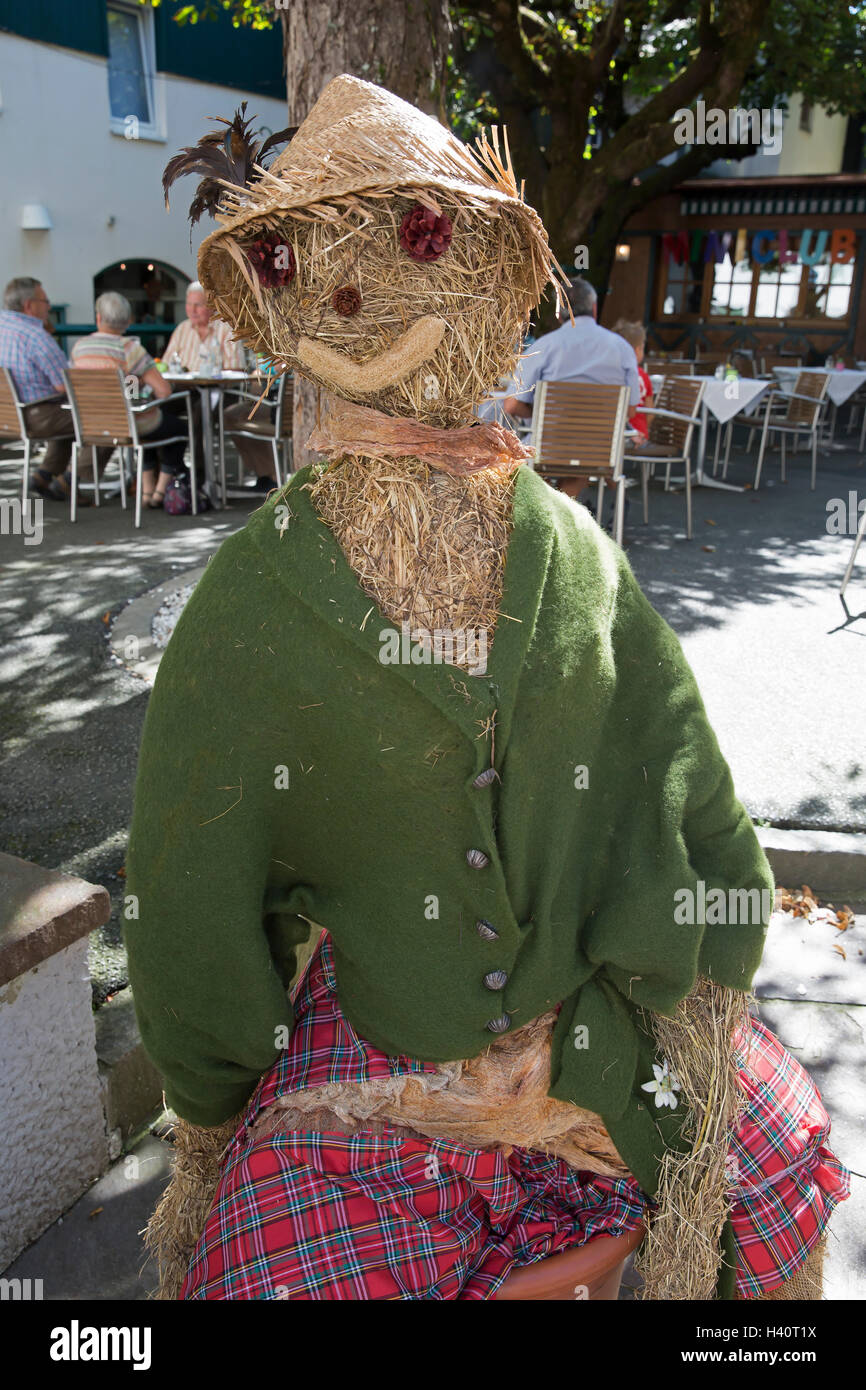 Male Scarecrow in the town centre of Zell am See Austria Stock Photo ...