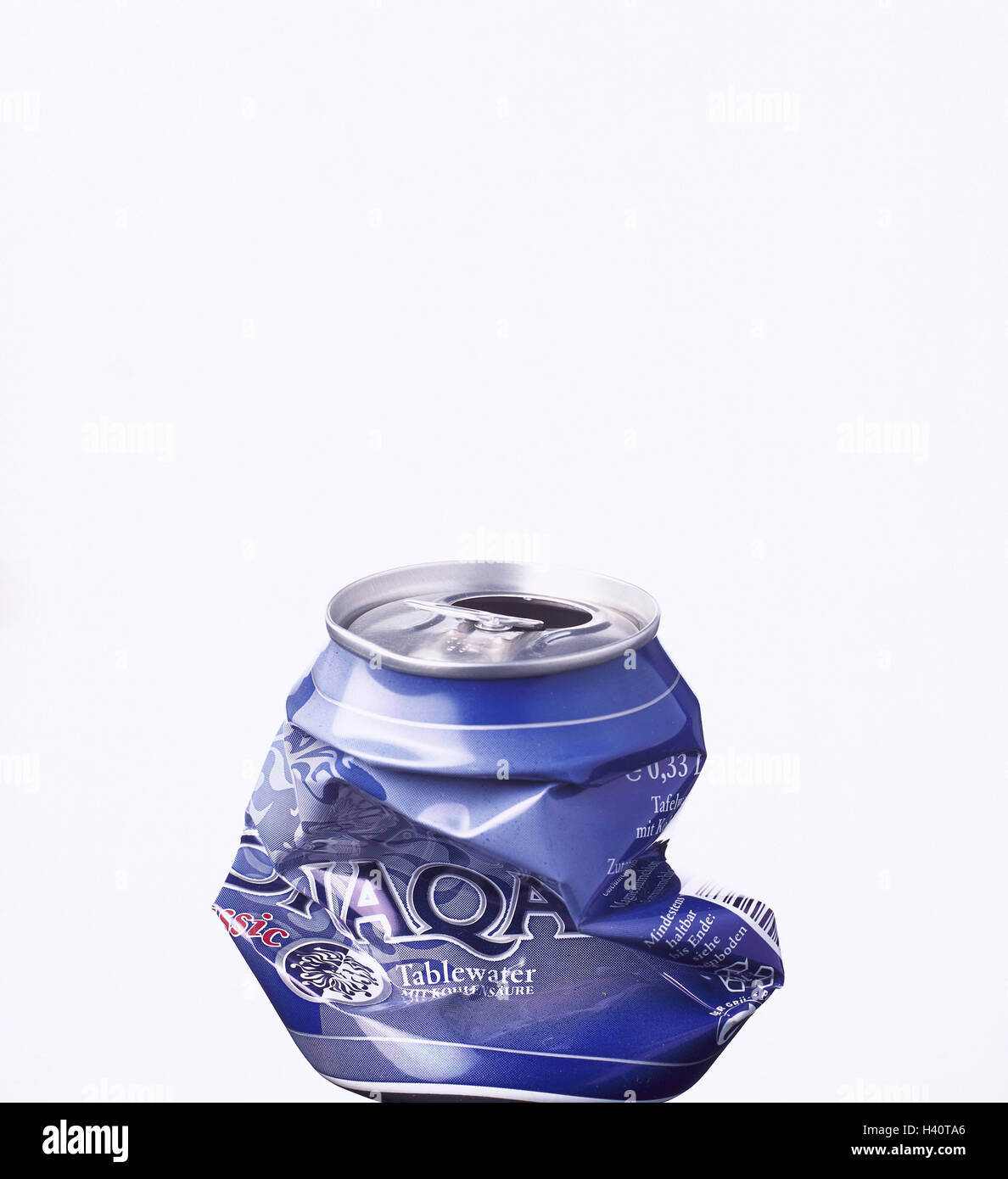 Water tin, crushed, drinks can, tin, drink, aluminium tin, aluminium ...