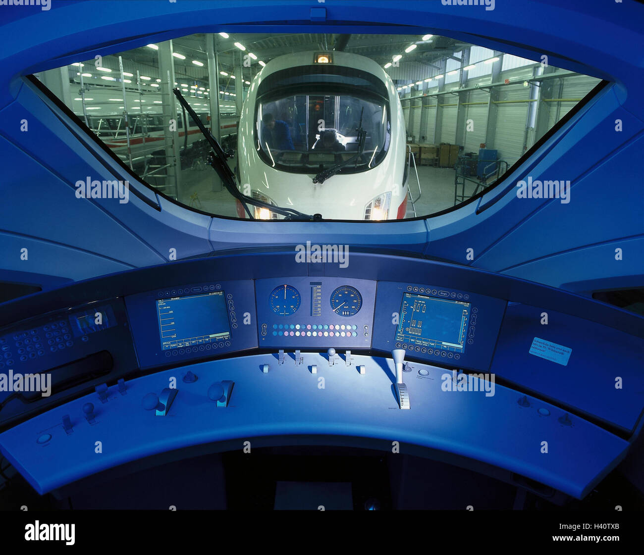 Intercity express, guide's room, dash board, ONLY EDITORIALLY inside ...