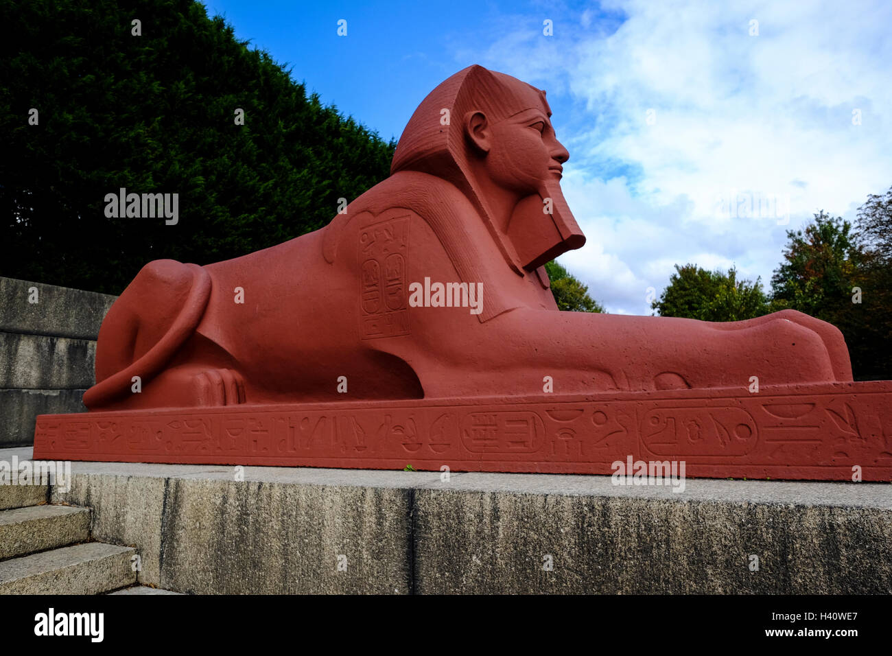 Crystal Palace Sphinx Stock Photo - Alamy