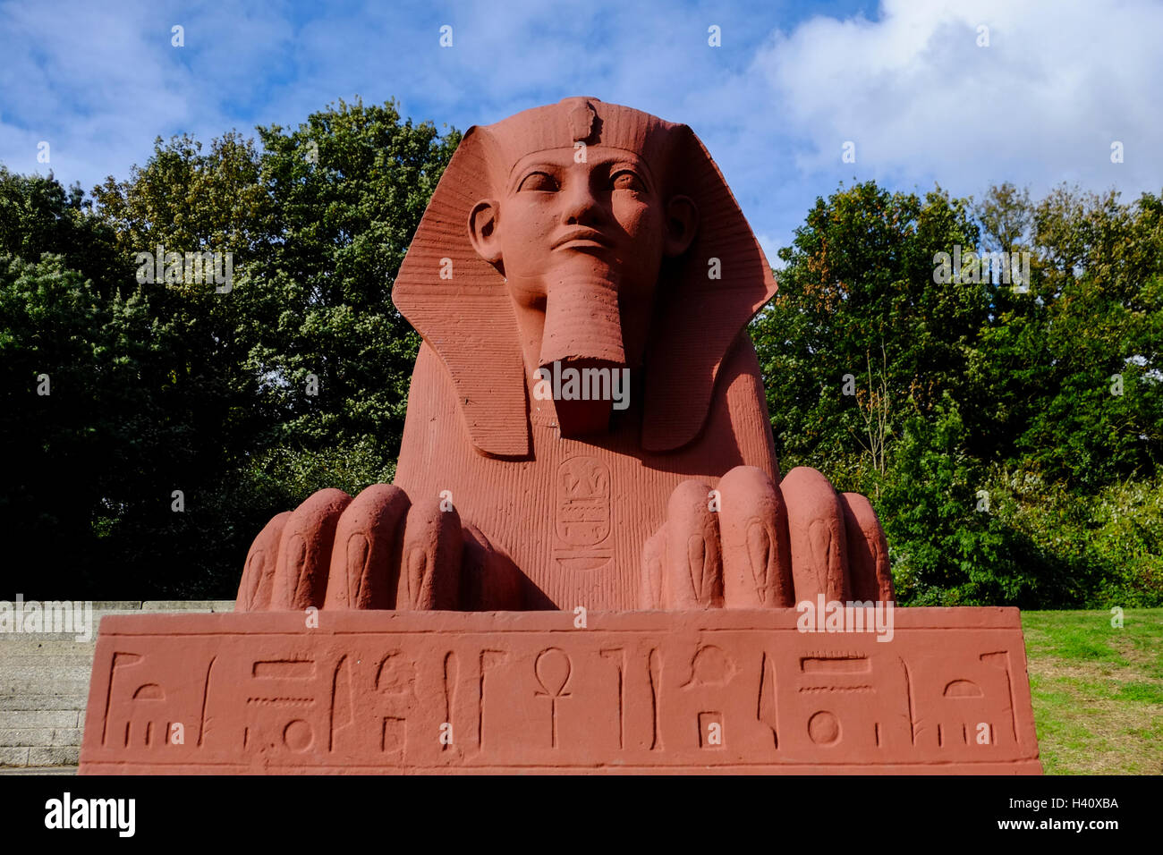 Crystal Palace Sphinx Stock Photo - Alamy