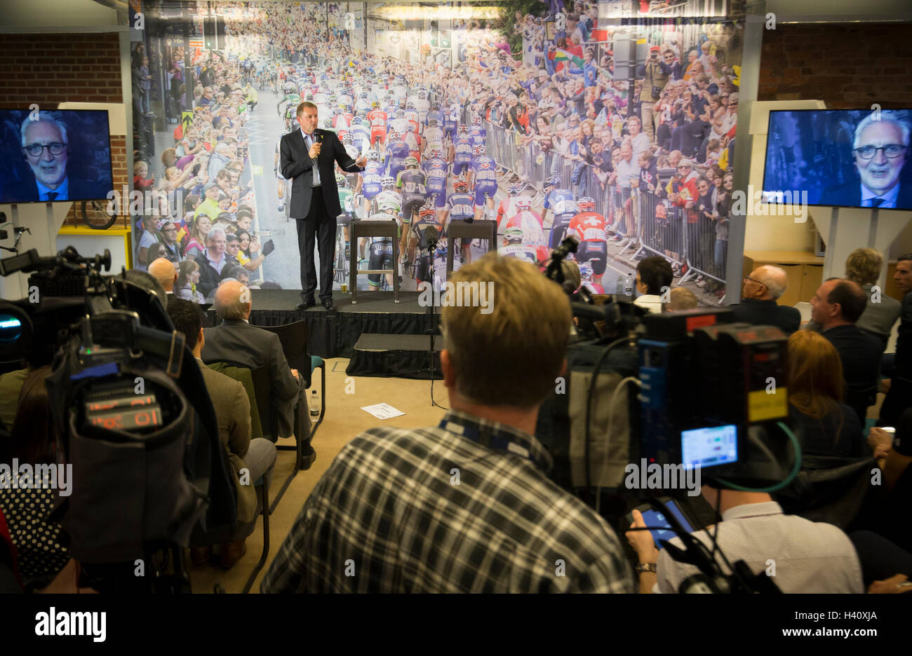 Sir Gary Verity, Chief Executive at Welcome to Yorkshire, with a live ...