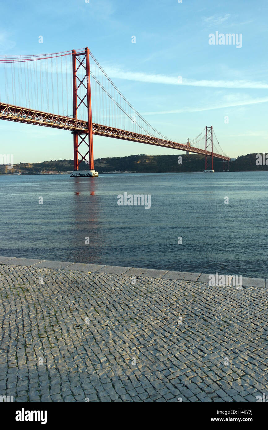 The 25th of April bridge, Lisbon, Portugal Stock Photo - Alamy