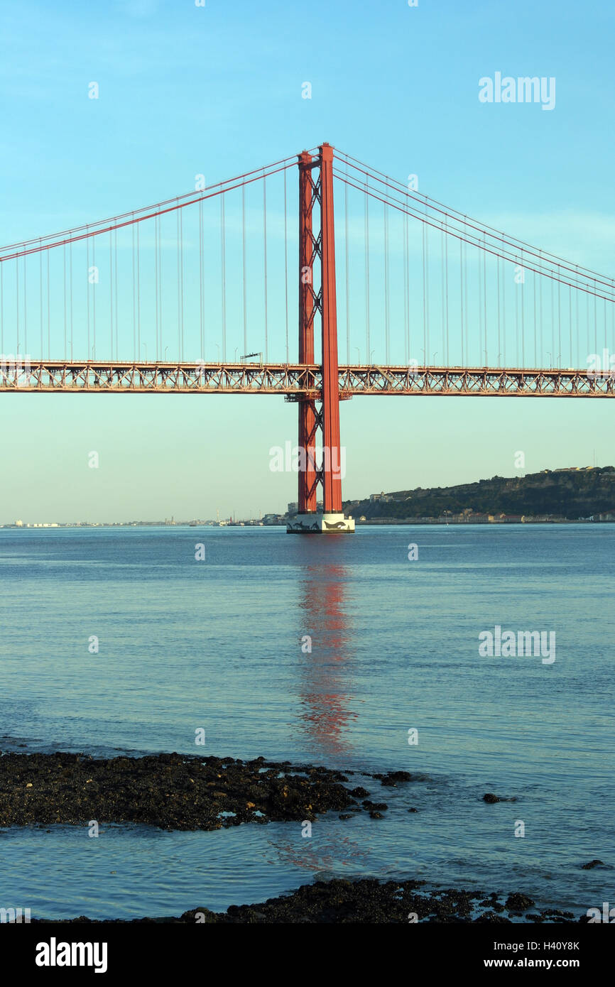 The 25th of April bridge, Lisbon, Portugal Stock Photo - Alamy