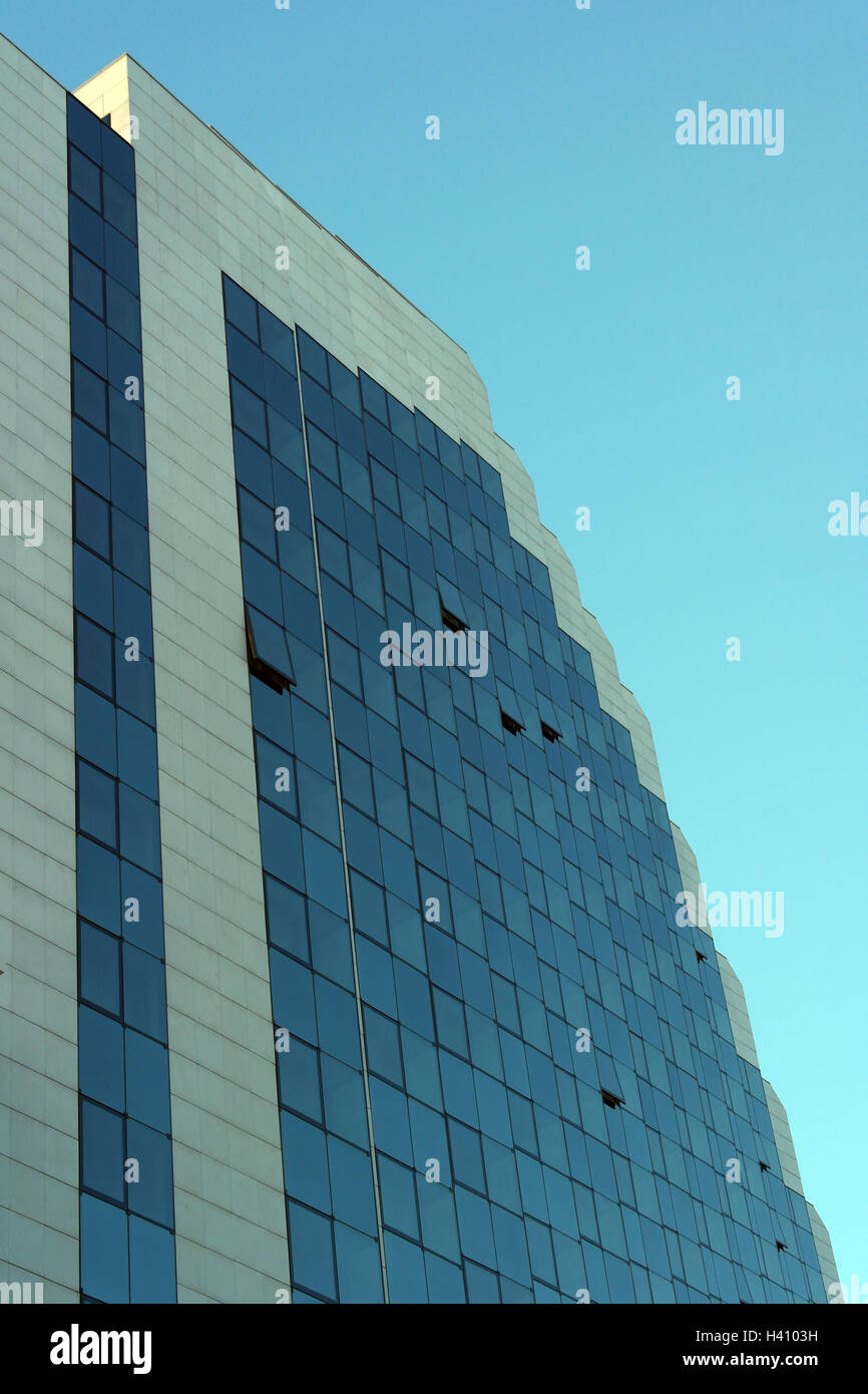 Modern mirrored building Stock Photo - Alamy