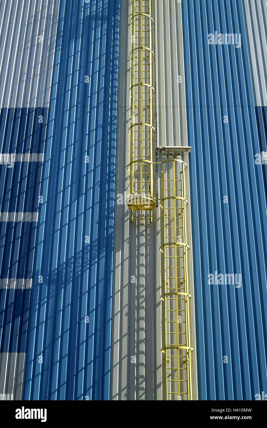 Factory building, facade, detail, fire escape, factory, hall, automatic ...