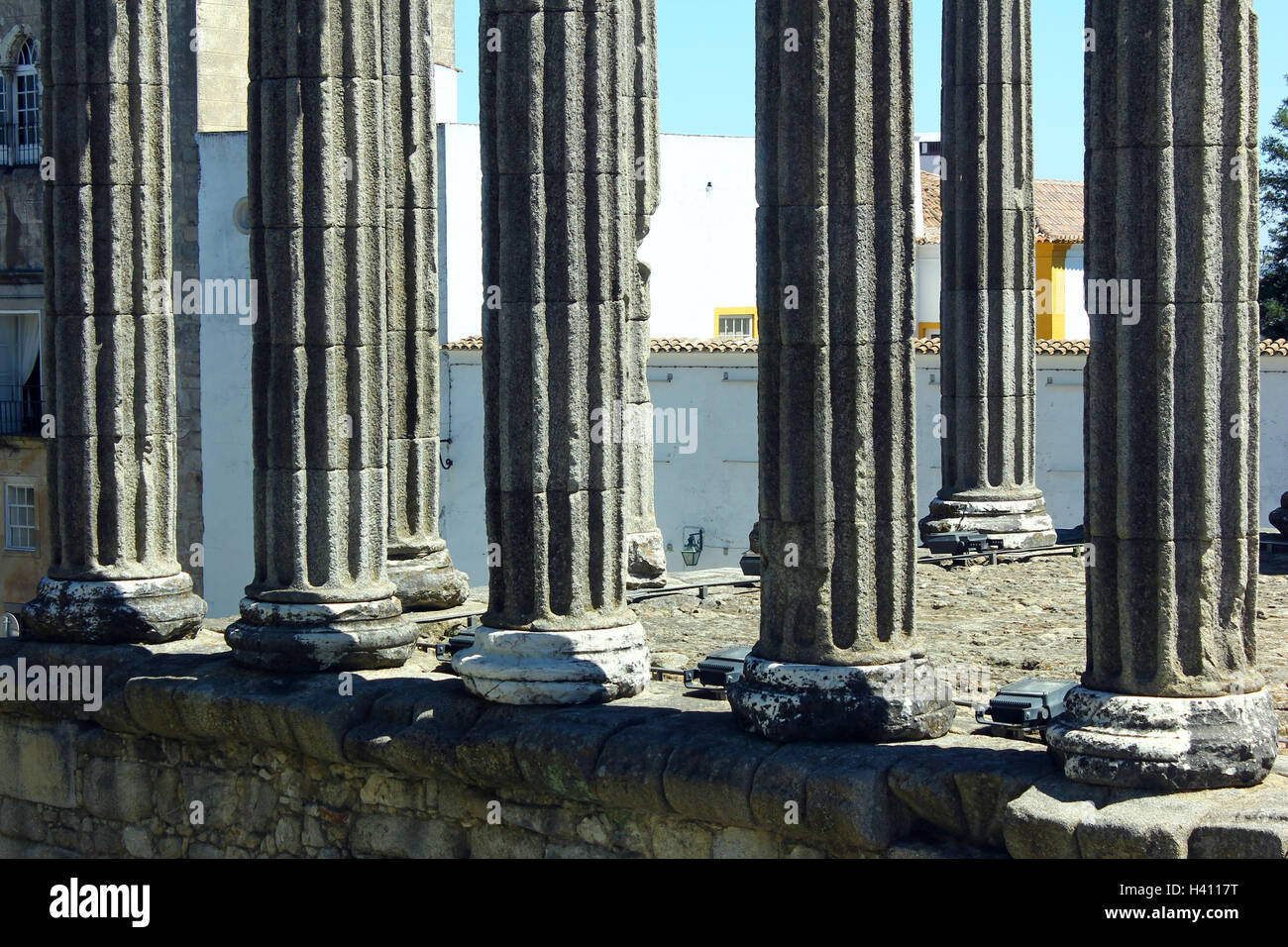 Roman temple, Evora, Portugal Stock Photo - Alamy