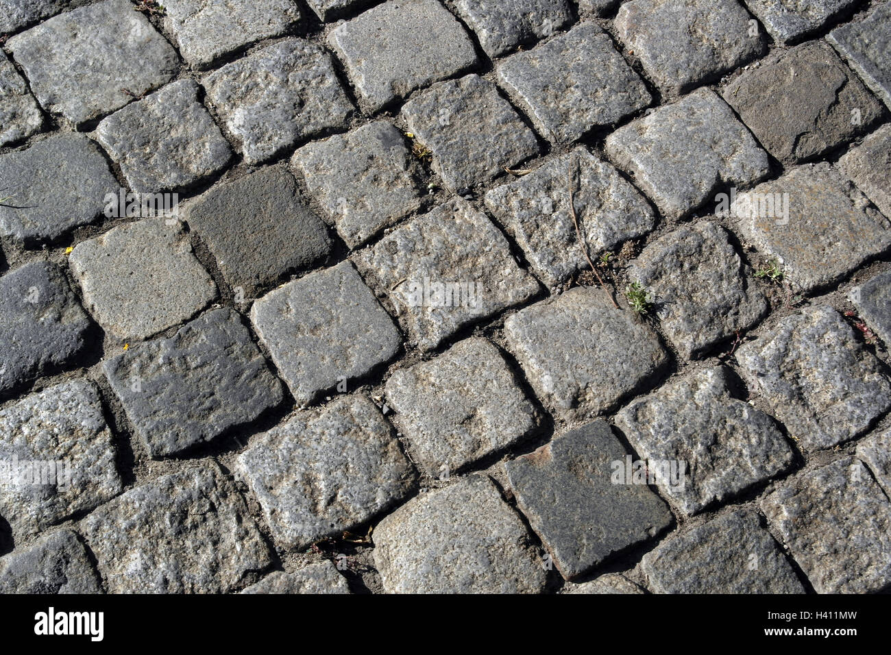 Detail of the typical portuguese pavement, the calçada portuguesa Stock ...