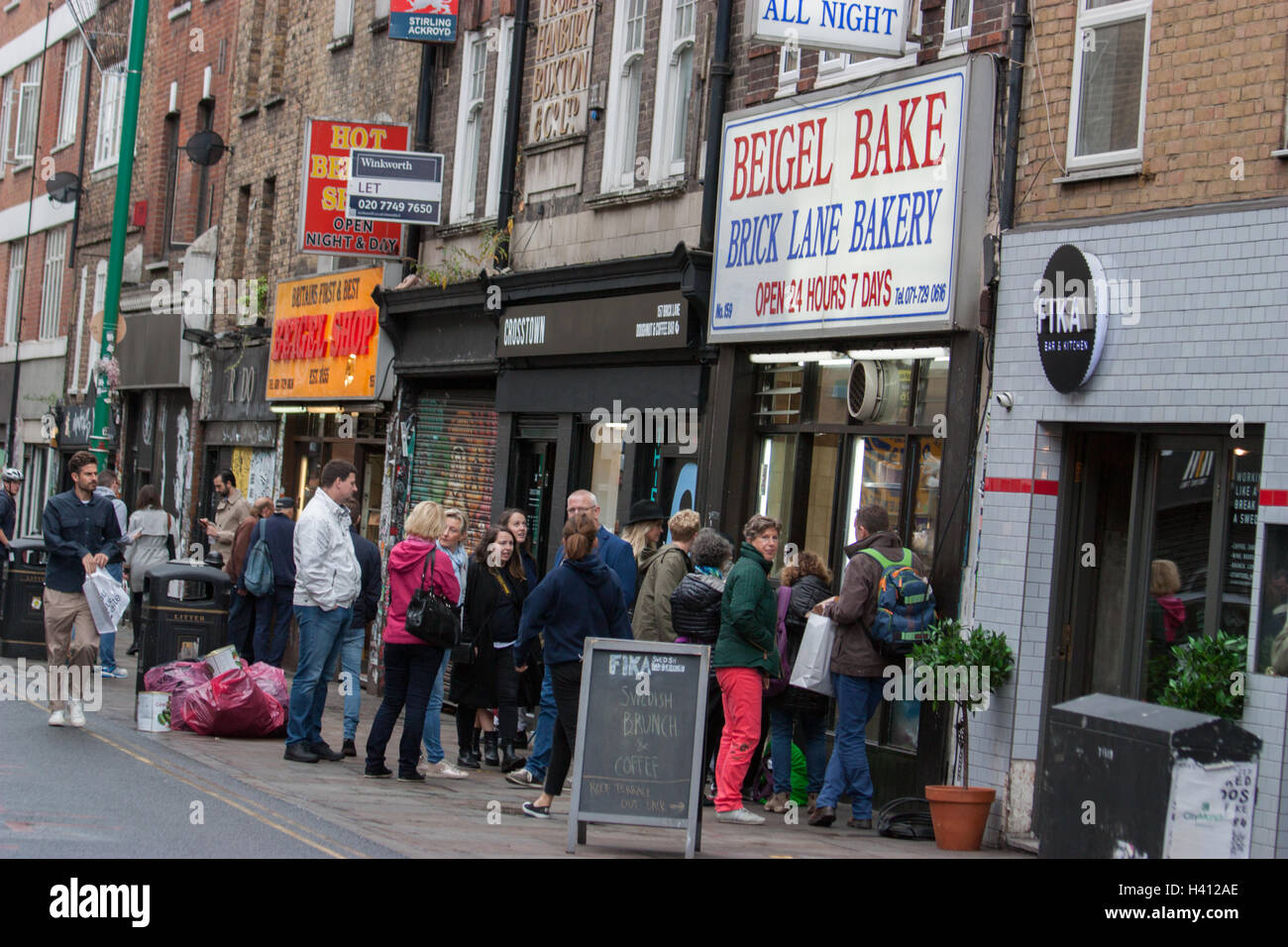 Beigel Bake Brick Lane Bakery London Bagel Stock Photo - Alamy