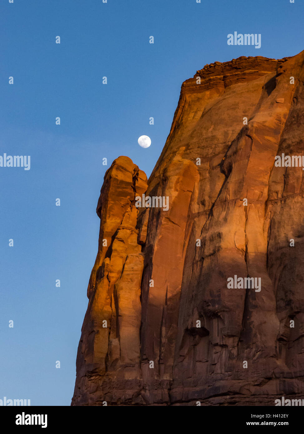 Moon valley at sunset hi-res stock photography and images - Alamy