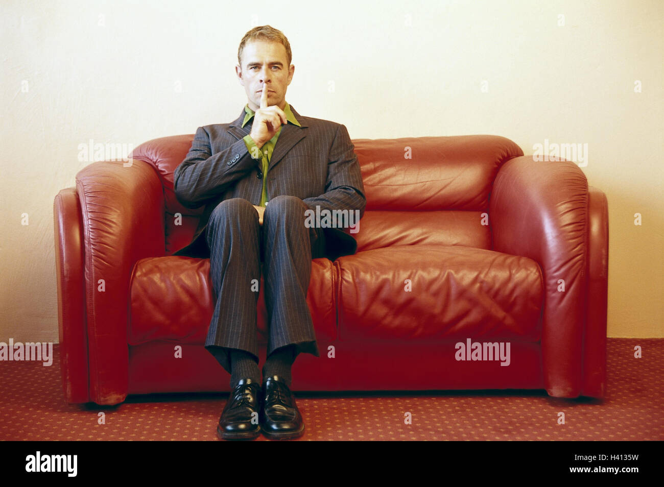 Waiting rooms, couch, man, seriously, gesture, quiet waiting room, sofa ...