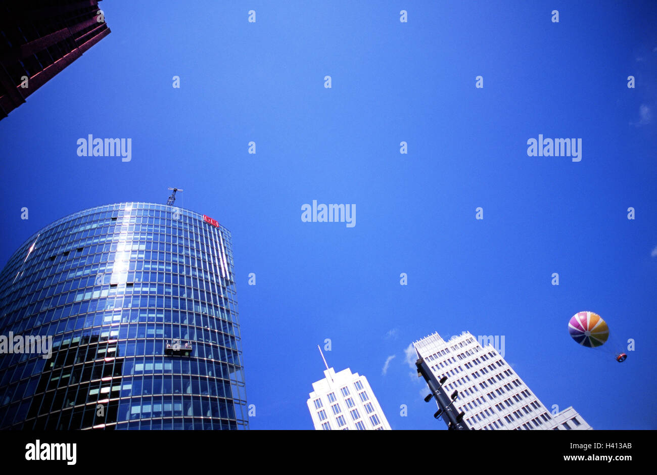 Germany, Berlin, Potsdam space, high rises, German Railways Tower ...