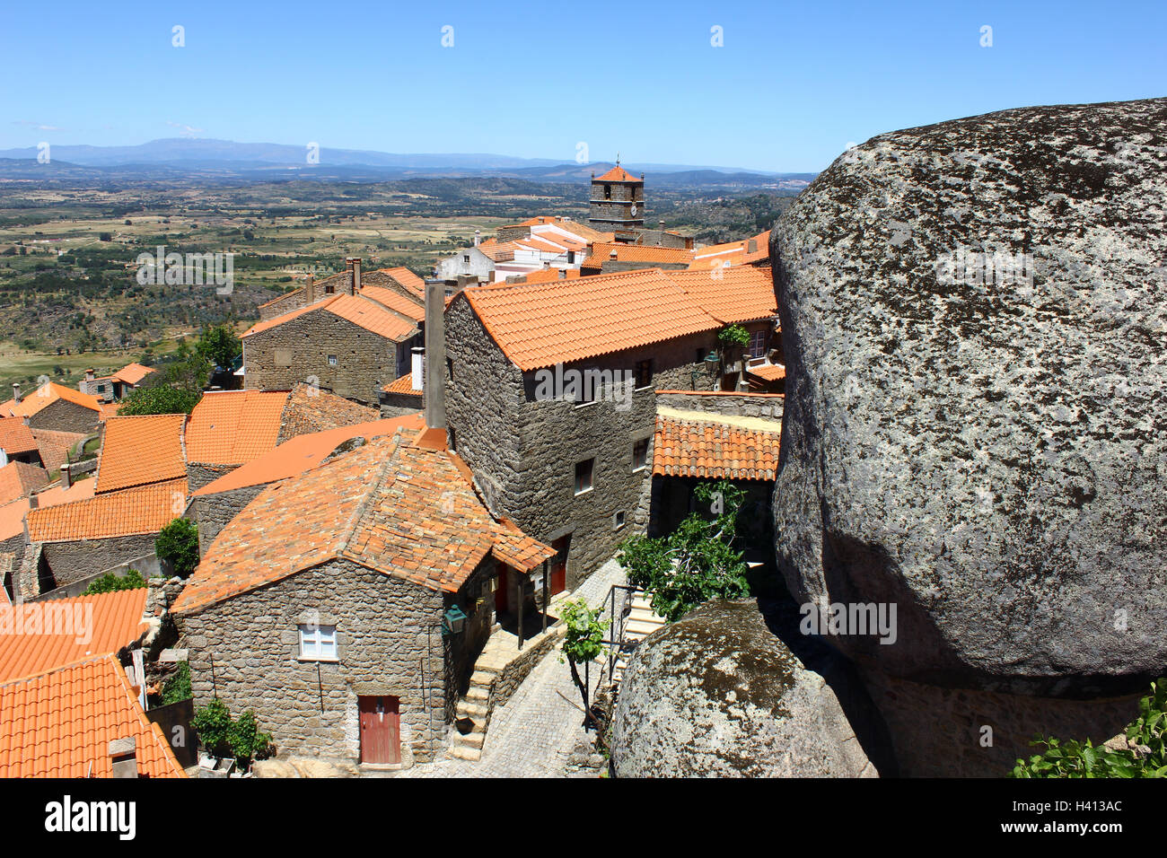 Medieval village of Monsanto, Portugal Stock Photo - Alamy