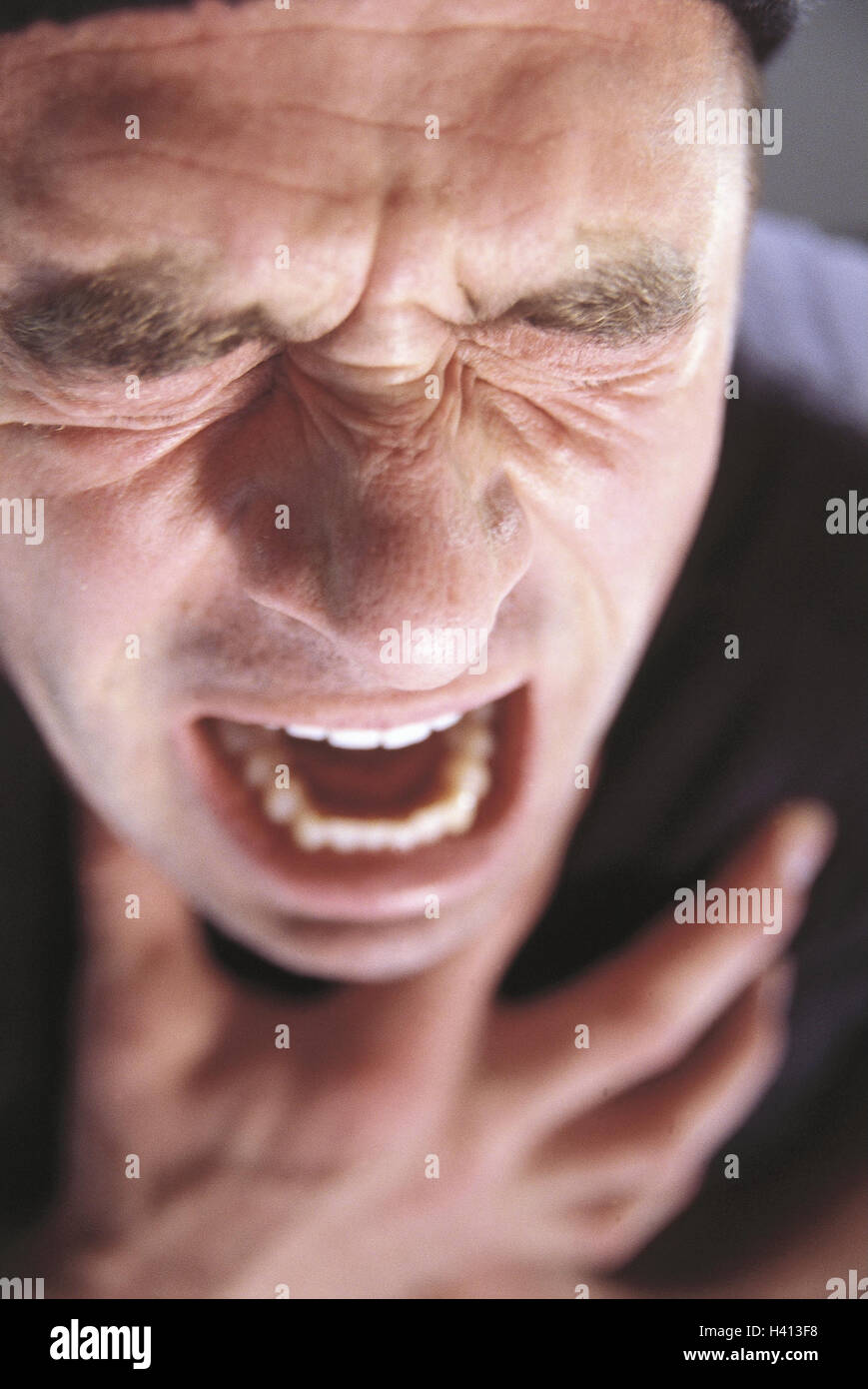 Distorted facial expression hi-res stock photography and images - Alamy