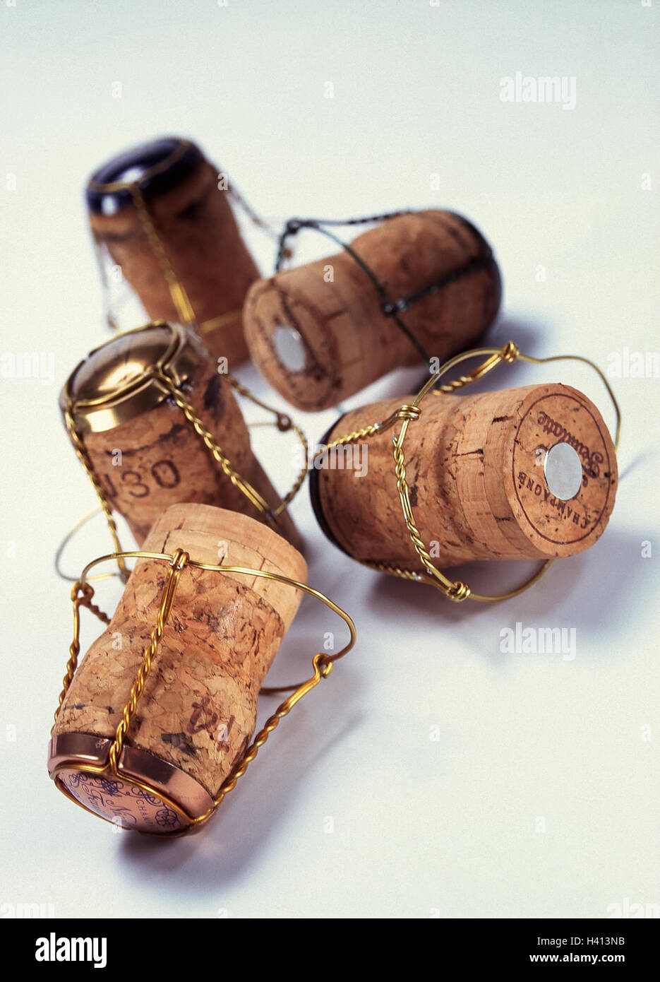 Sparkling Wine corks, five, stop wire Sparkling Wine, cork, cork holder ...