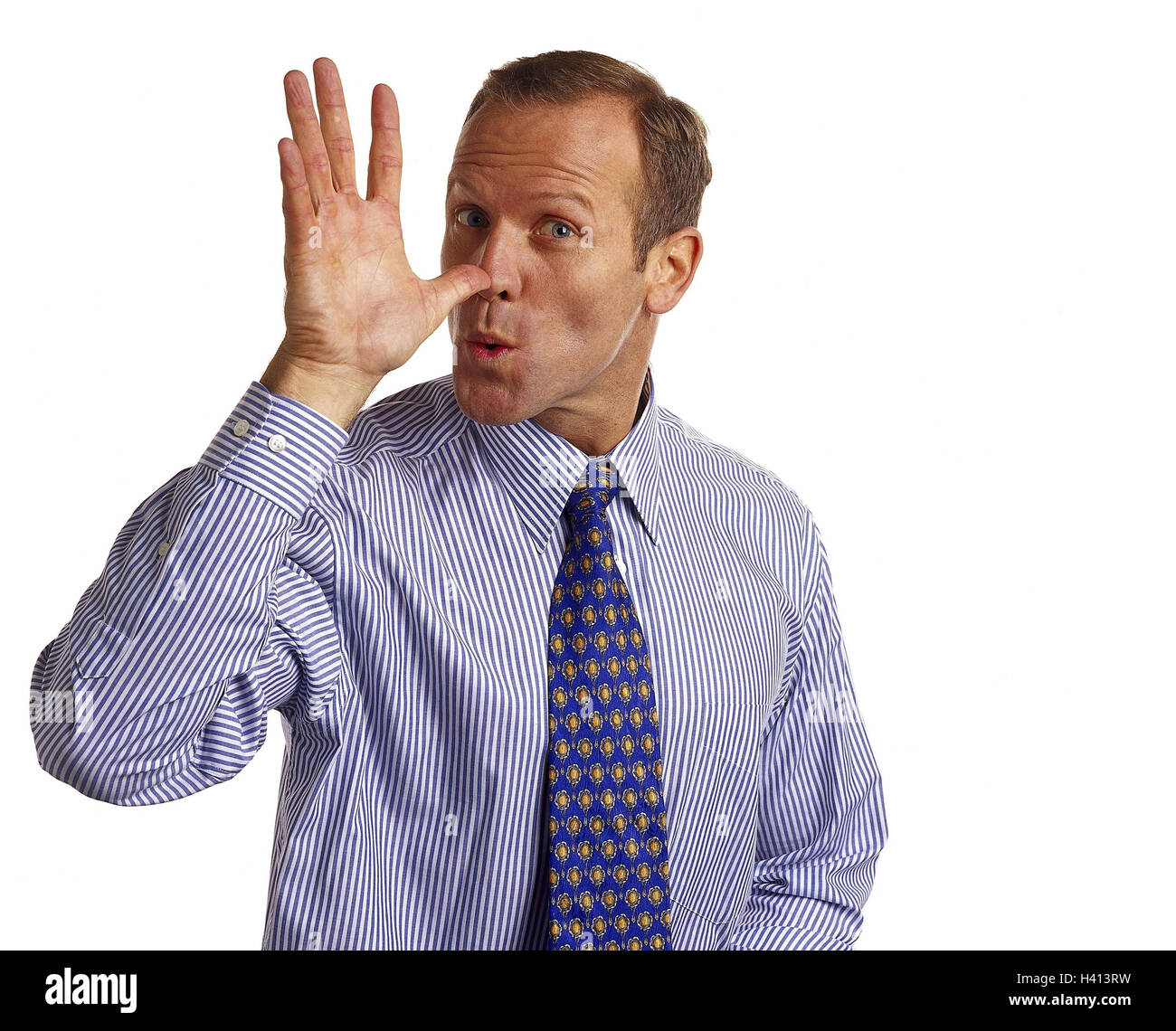 Finger On Nose Gesture