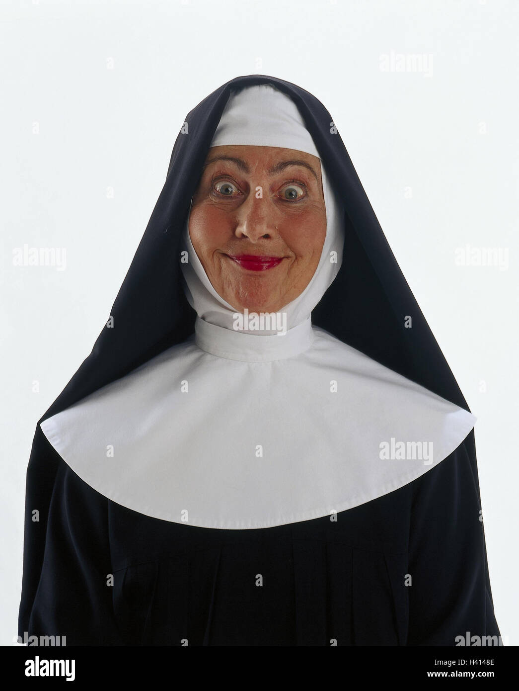Benedictine, nun, habit, facial play, half portrait, professions ...