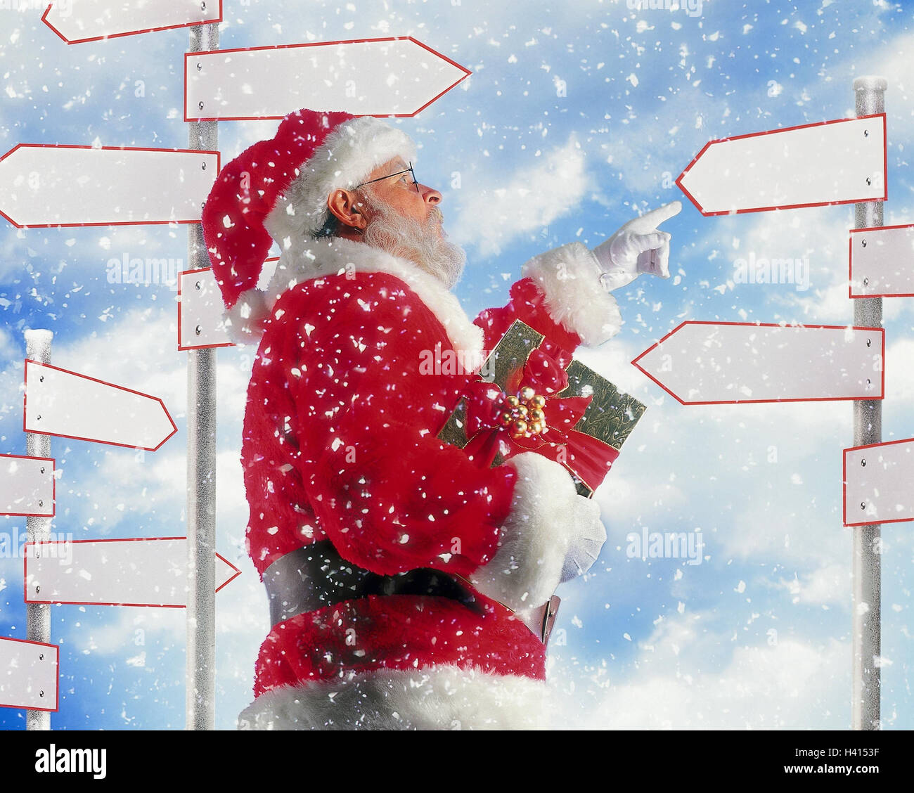 Pointing different directions jungle hi-res stock photography and ...