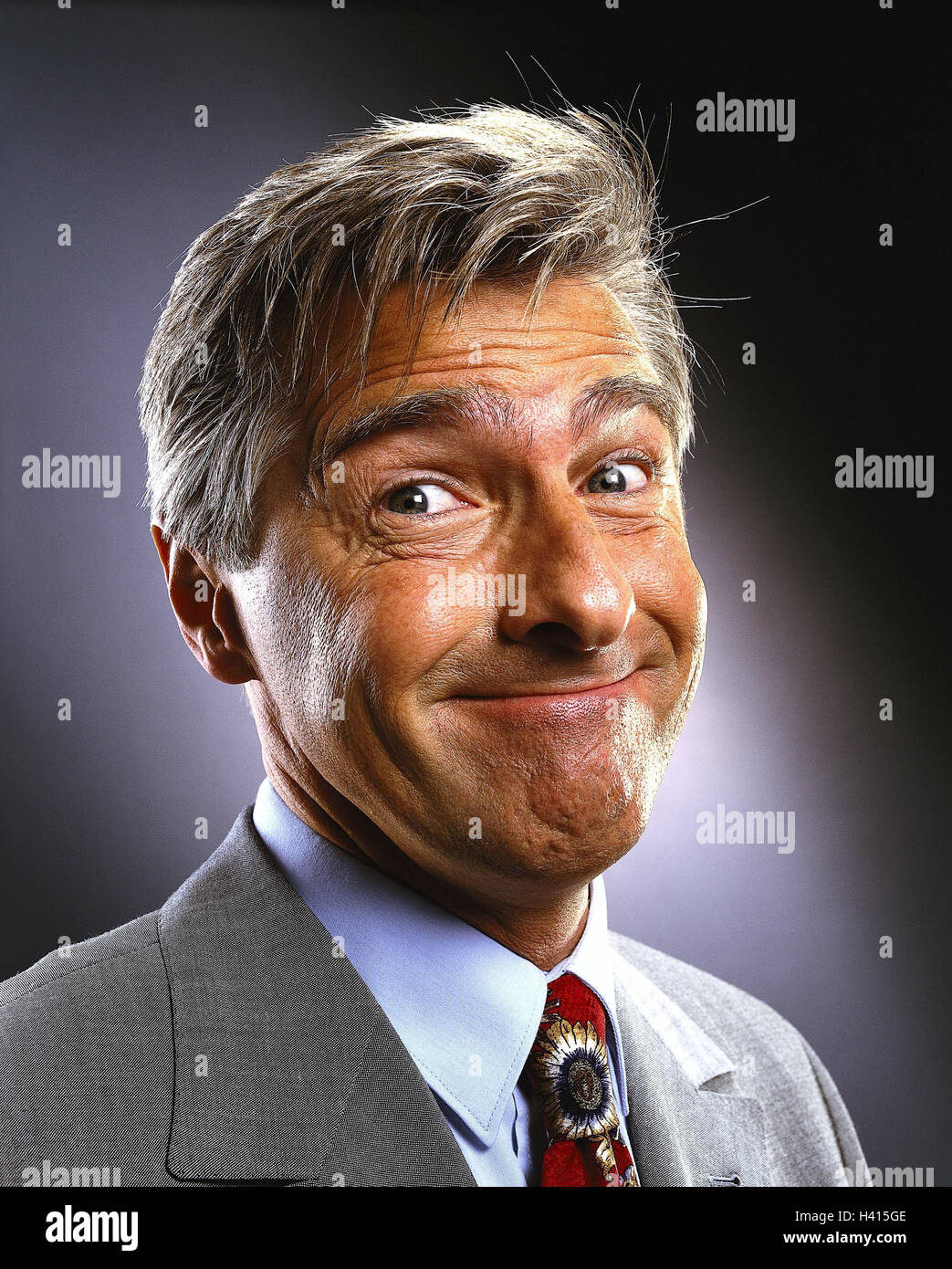 Man, middle old person, suit, facial play, portrait, Men, manager ...