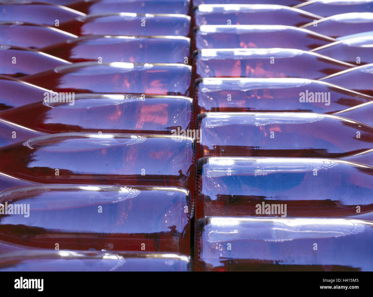 Sparkling Wine production, Bottles, raw Sparkling Wine, temporary ...