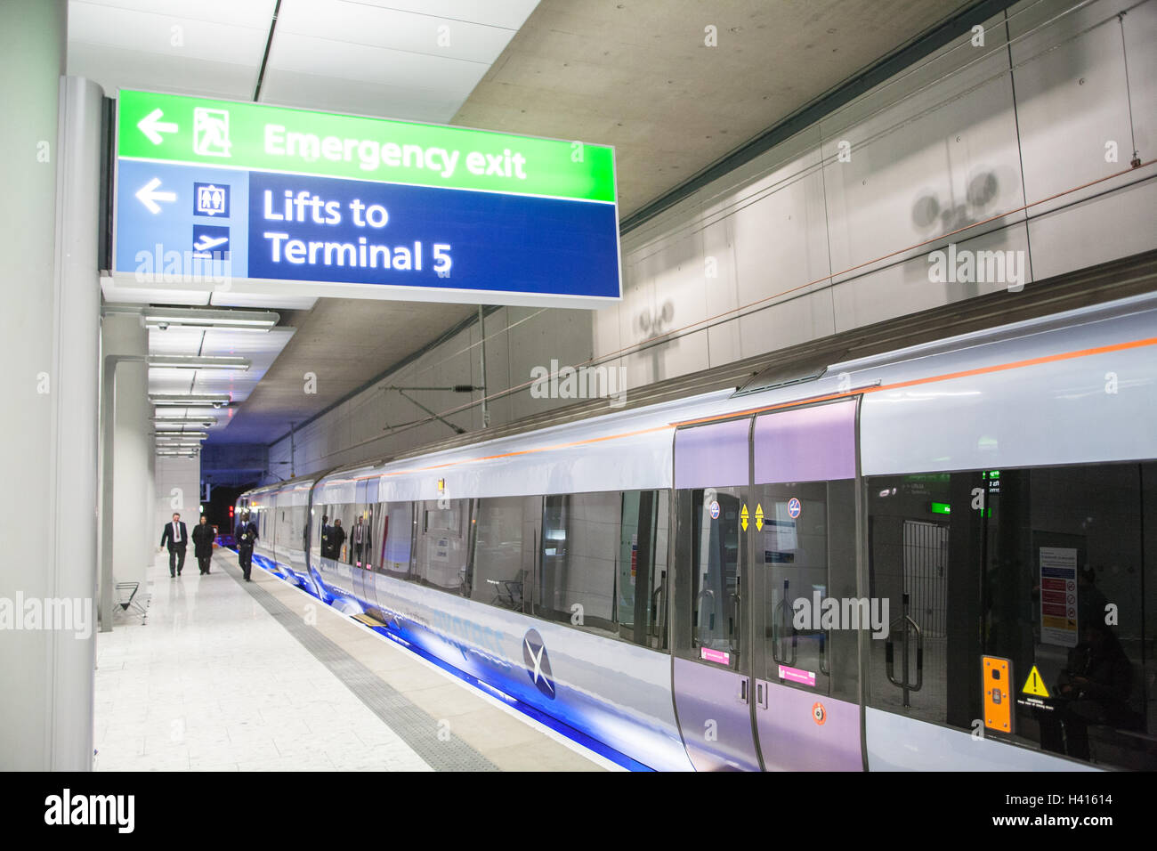 Heathrow express terminal 5 hi-res stock photography and images - Alamy