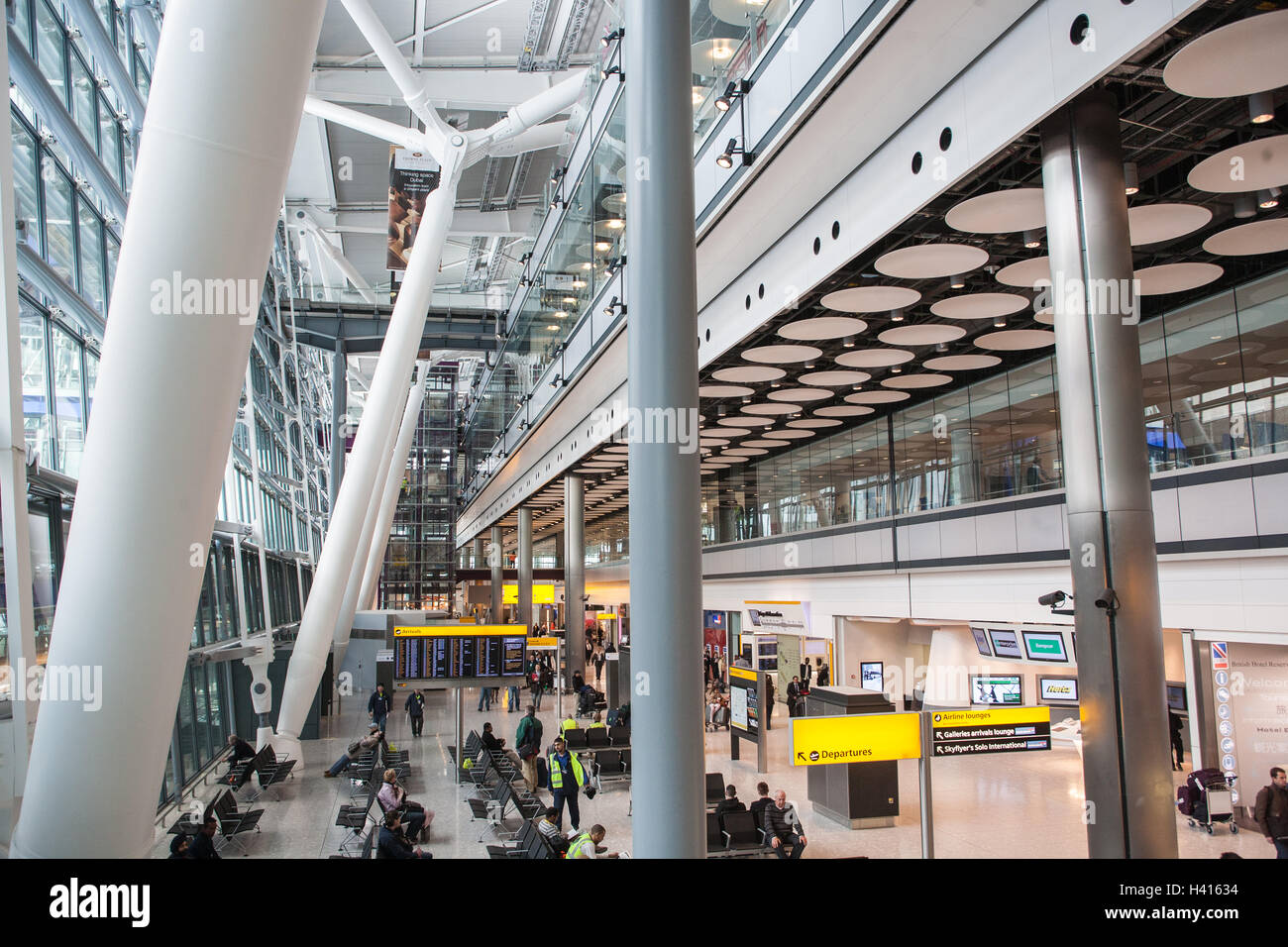 Terminal 5,five, at Heathrow Airport,London,England Stock Photo - Alamy