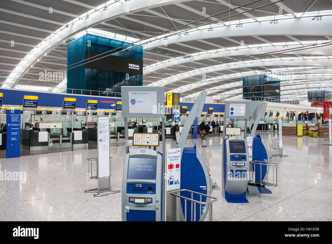 Terminal 5,five, at Heathrow Airport,London,England Stock Photo - Alamy