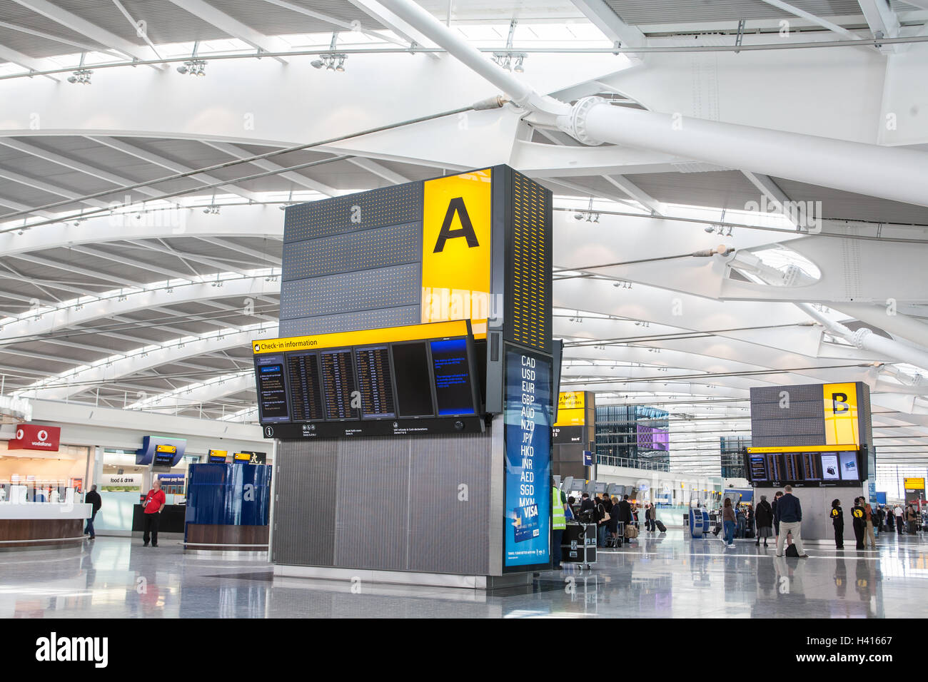 Terminal 5,five, at Heathrow Airport,London,England Stock Photo - Alamy