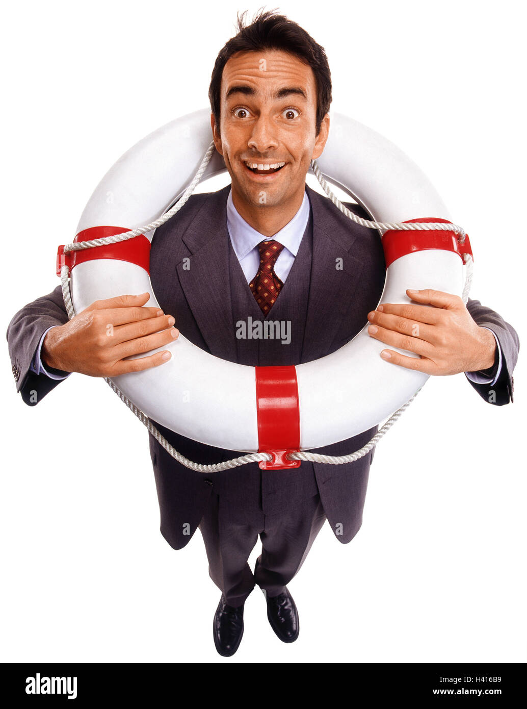 Manager, lifebelt, gesture, is surprised, Men pleases, businessman, man ...