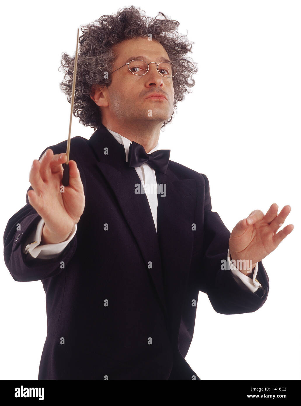 Conductor, half portrait, professions, studio, cut outs, conduct, man ...