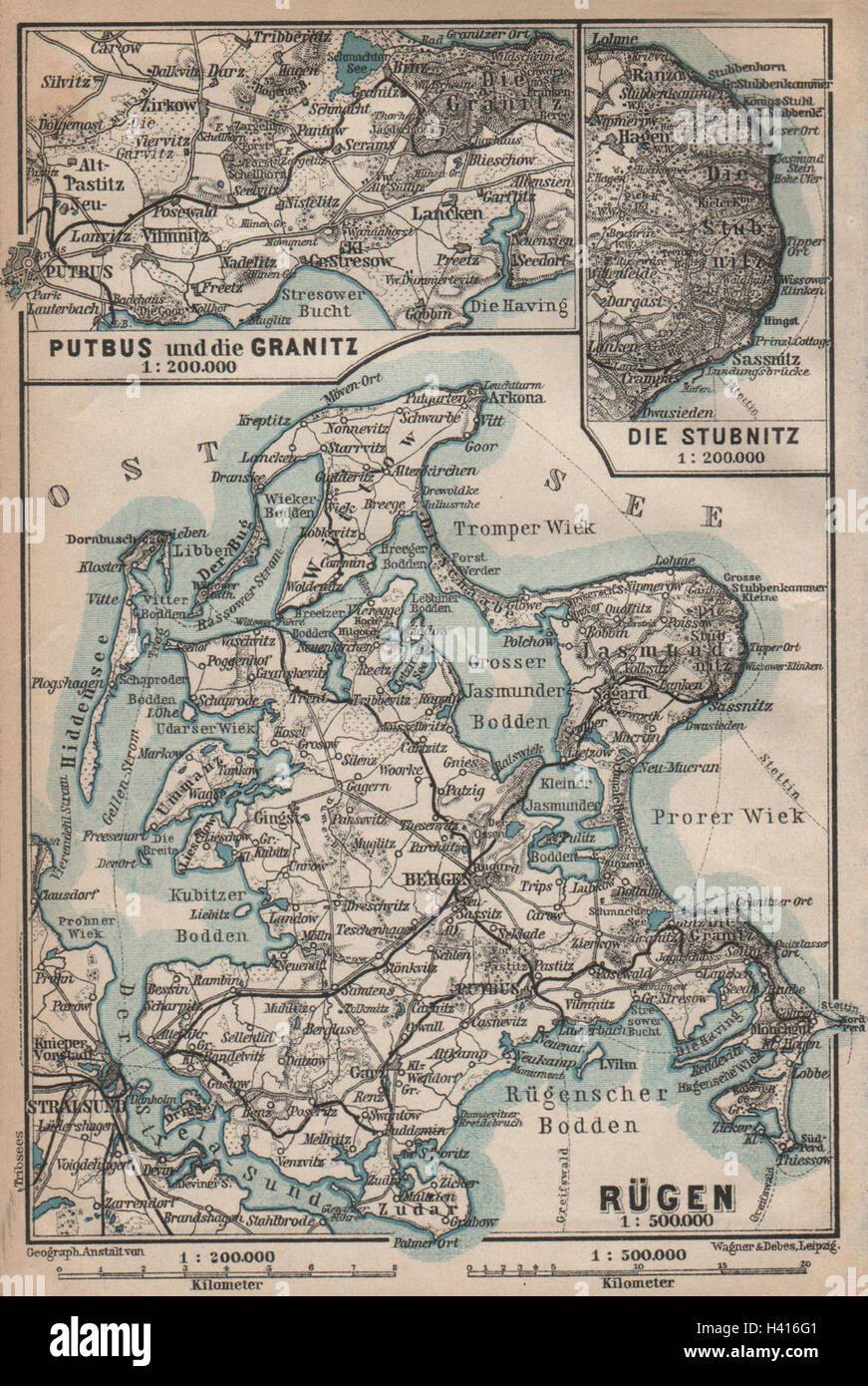 Map of stralsund hi-res stock photography and images - Alamy