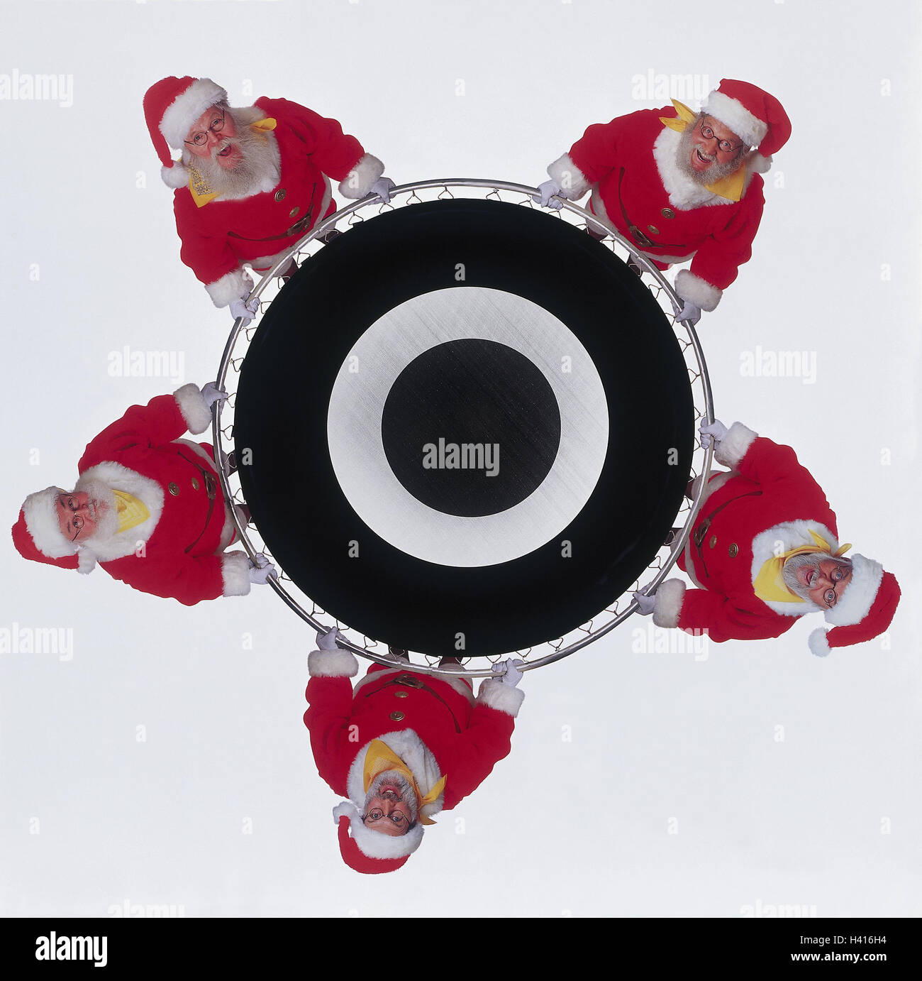 Santas, crack cloth studio, cut out, Christmas, Christmas, Santa Claus ...